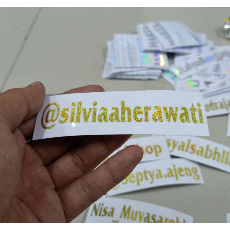 Gold Name Stickers | Shopee Philippines