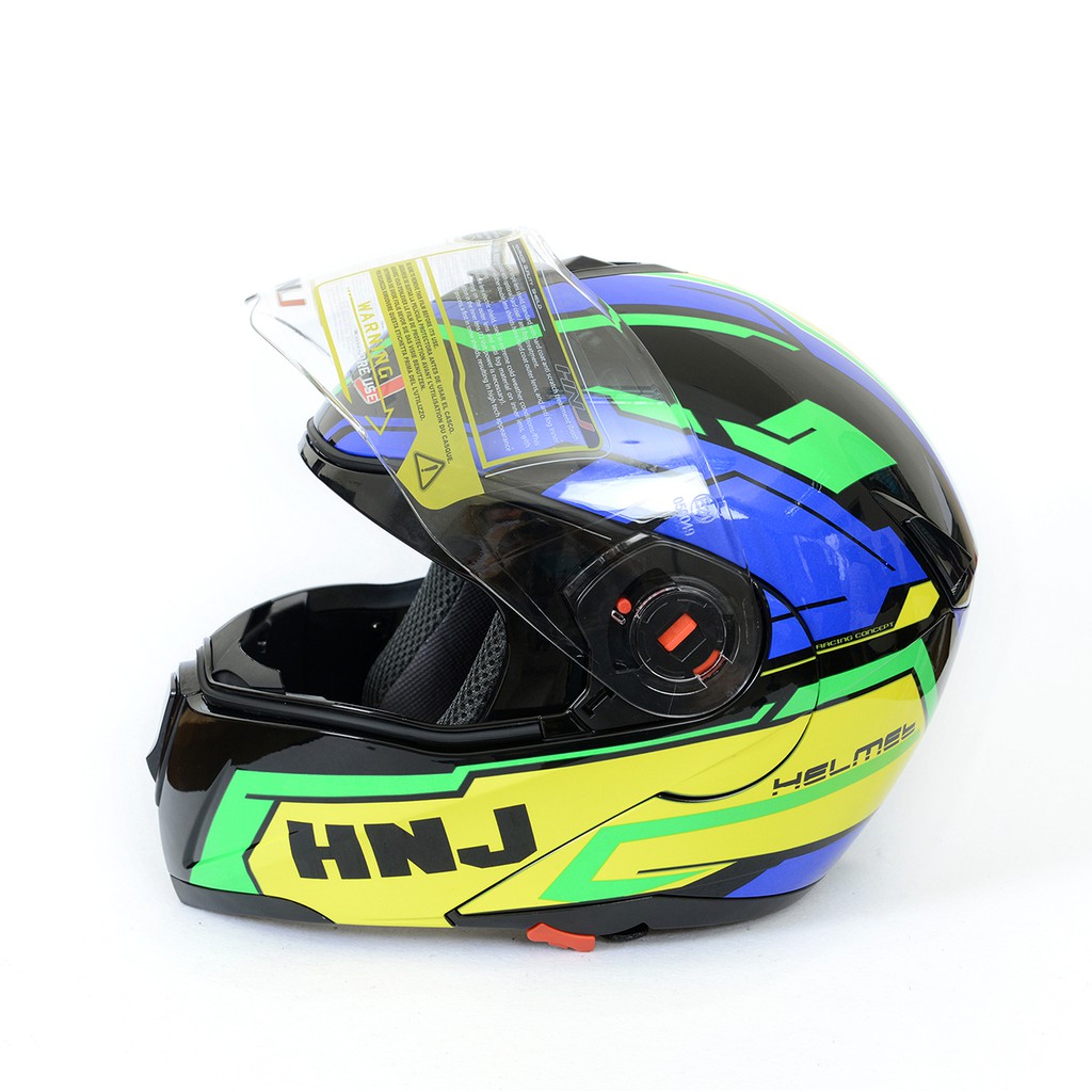 HNJ Modular Dual Visor Helmet FF3 | Shopee Philippines