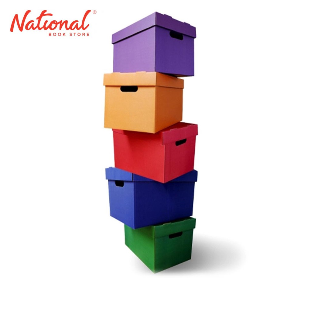 Storage Box Orange Plain 9X10X15 National Book Store | Shopee Philippines