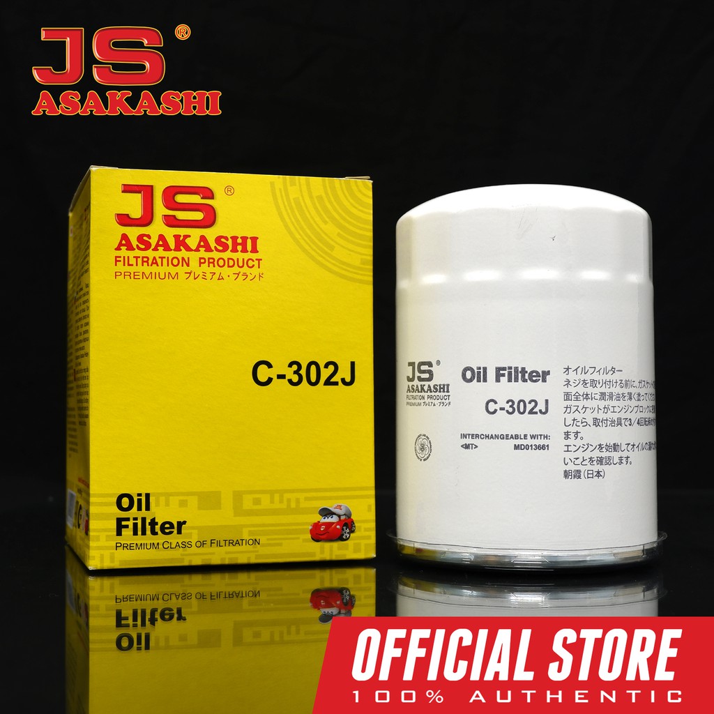 JS Oil Filter C302J for Mitsubishi Canter (Vic C-302)(Outlet) | Shopee ...