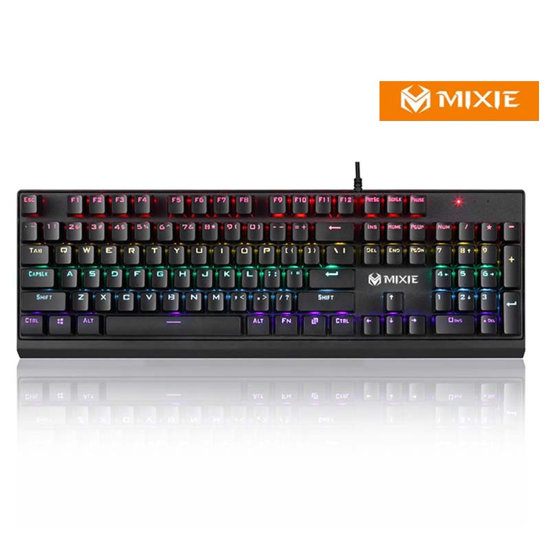 (HCM) Gaming MIXIE MK600 Multiled RGB Black Mechanical Keyboard ...