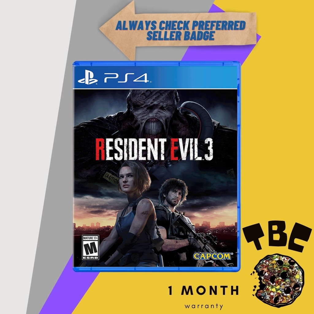 PS4 Resident Evil 3 - Playstation 4 [R3] | Shopee Philippines