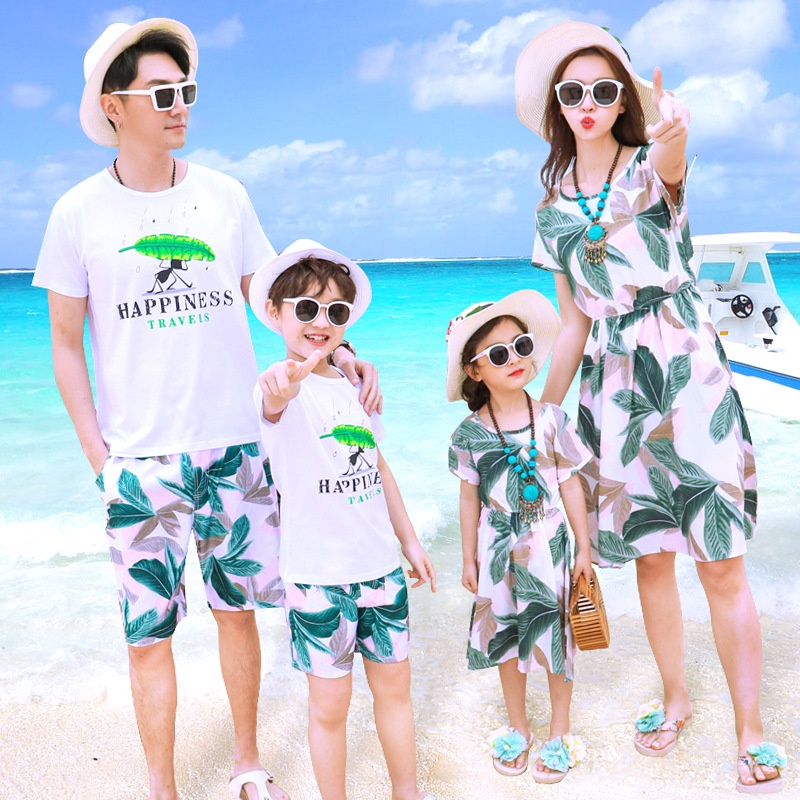 family set clothes mother father and son matching outfit family dress ...