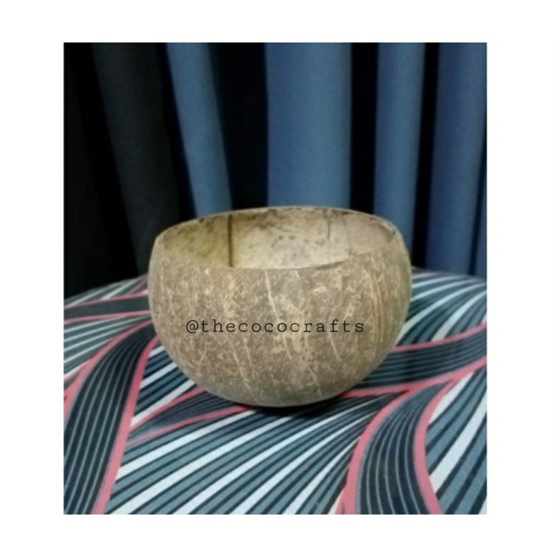Coco shell bowl (natural color/ with vanish) | Shopee Philippines