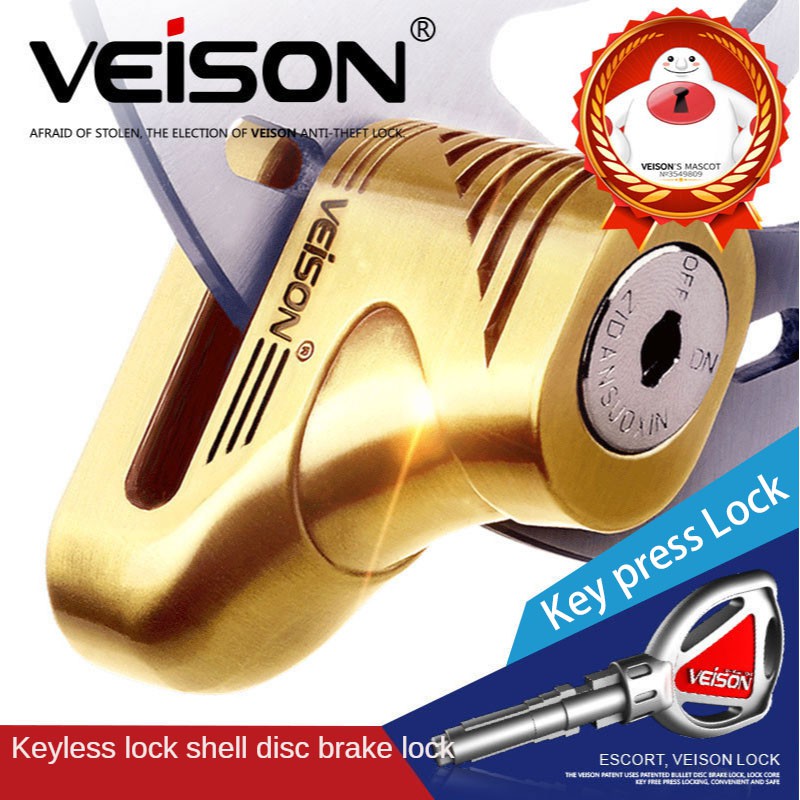 Anti Theft Security Ultra-high Strength Veison Lock Sturdy Motorcycle ...