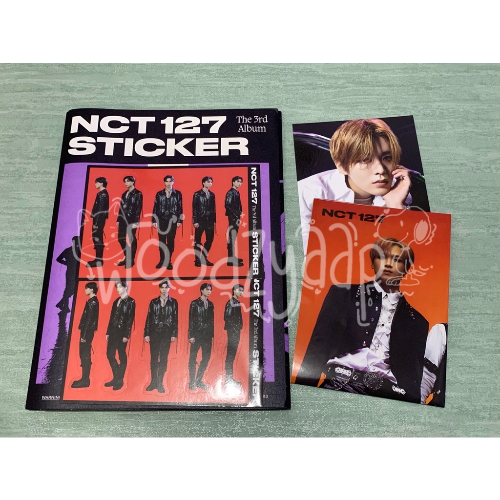 Album NCT 127 STICKER INCLUDE POSTER 2 STICKER JOHNNY POSTCARD YUTA ...