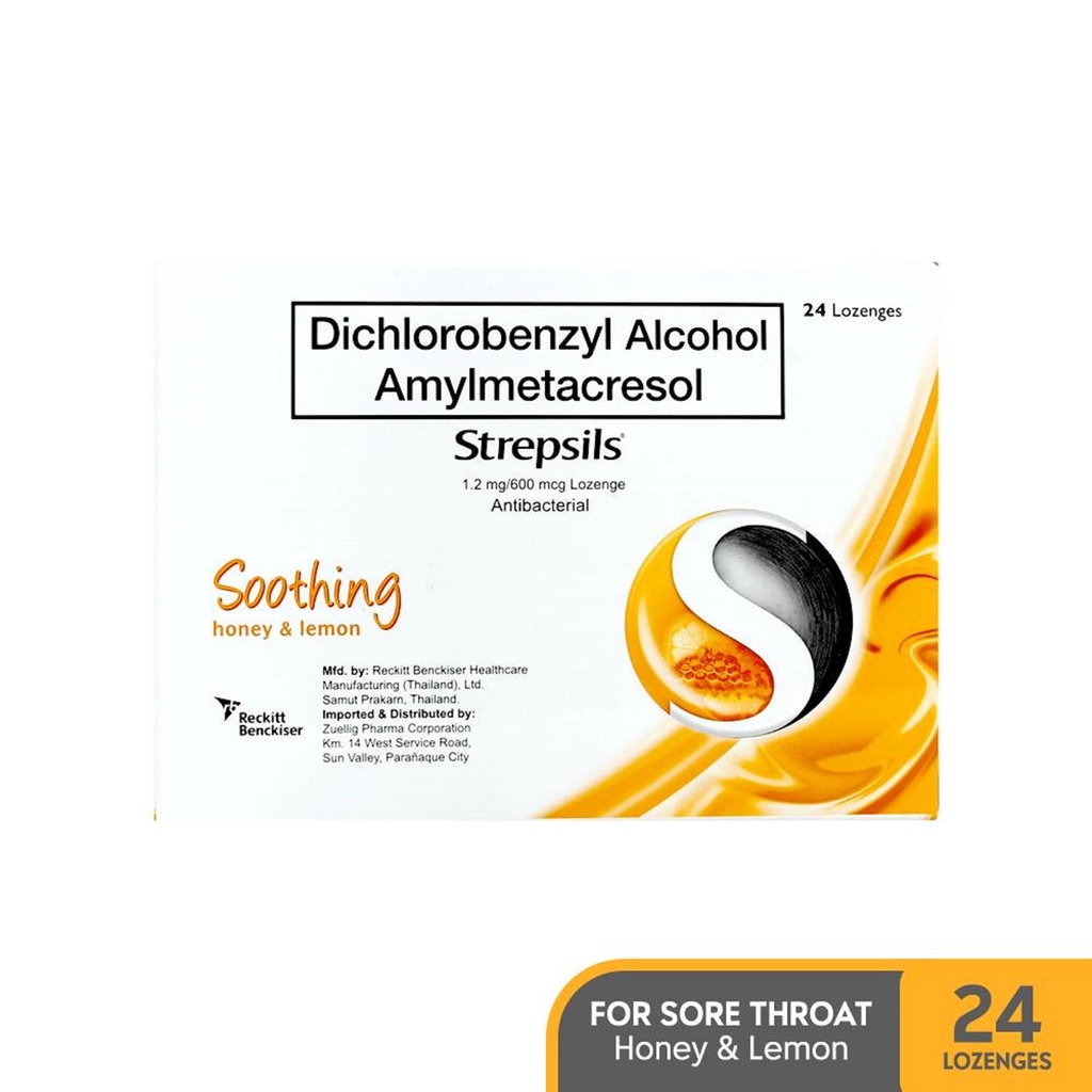 STREPSILS Soothing Honey & Lemon Blister Pack 24s | Shopee Philippines