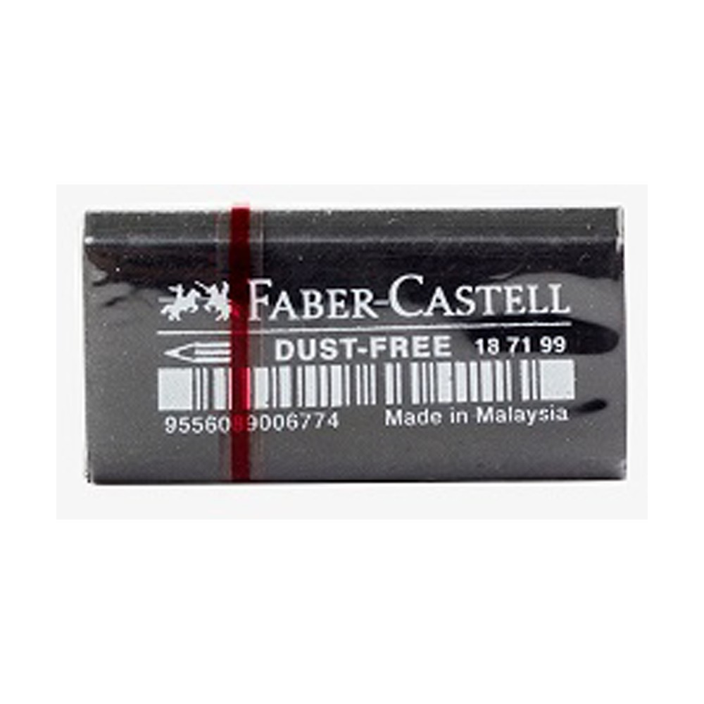 Faber-Castell [FC-DFE] Dust Free Eraser Black/ White/ Pastel | Shopee ...