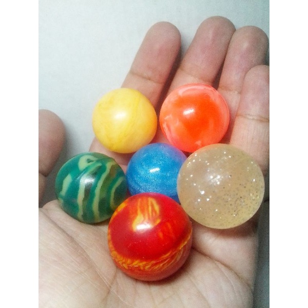 Jackstone Rubber Ball - Durable & Fun Toy | Assorted Colors | Shopee ...