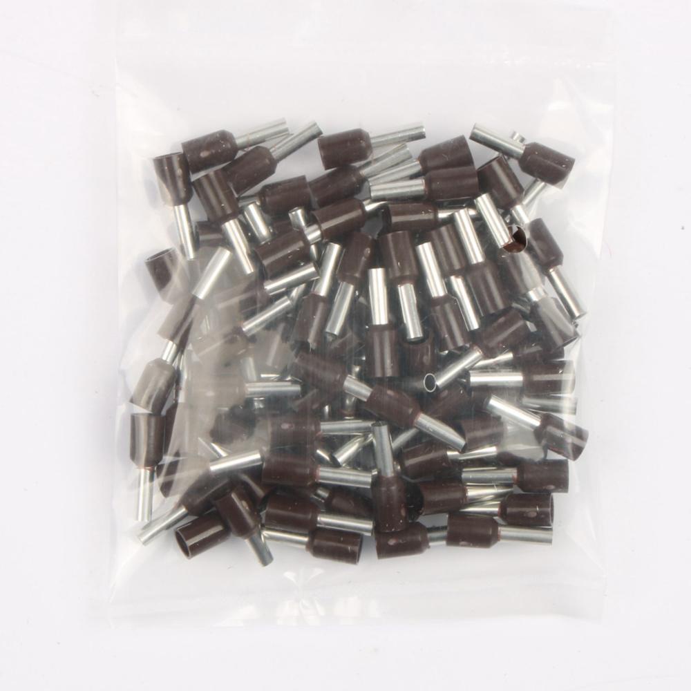 Wire connect 100 pcs insulated terminal connector crimp cold pressed ...