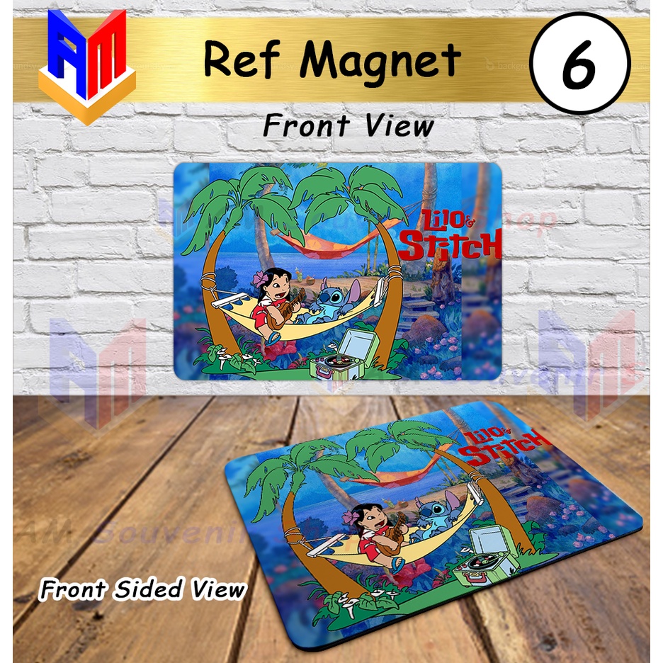 Lilo and Stitch Ref Magnet / Ref Magnet / fridge magnet / ATM Size ...