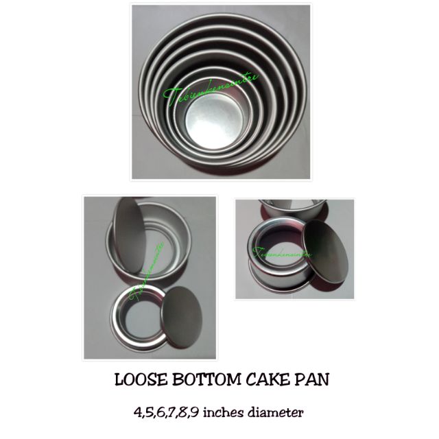 Round Cake Pan Loose Bottom Pan removable cake pan | Shopee Philippines