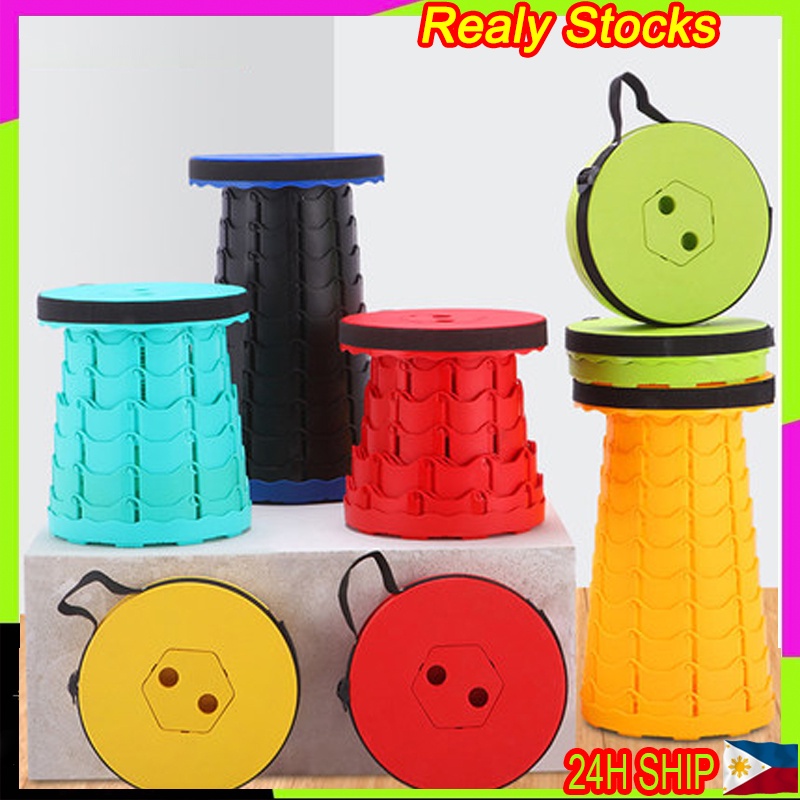 Folding Stool Portable Retractable Camping Stool Outdoor Indoor ...