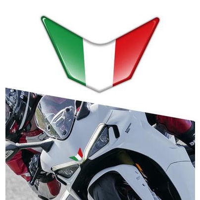 3D Reflective Motorcycle Sticker Racing Tank Front Fairing Italy ...