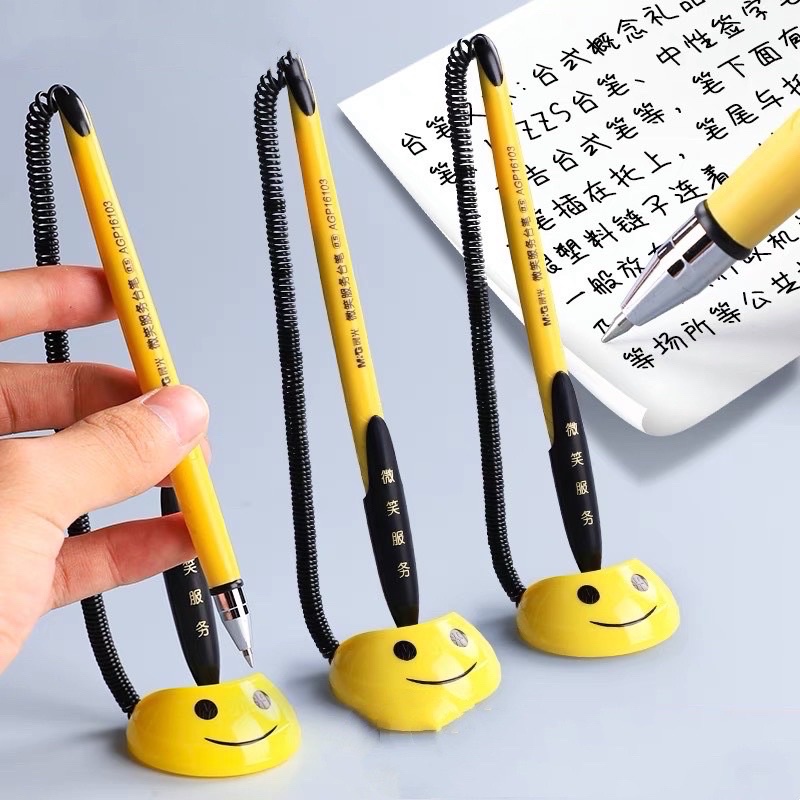 Desktop pen tali ballpen Desk Table Pen table top pen schoolsupplies ...