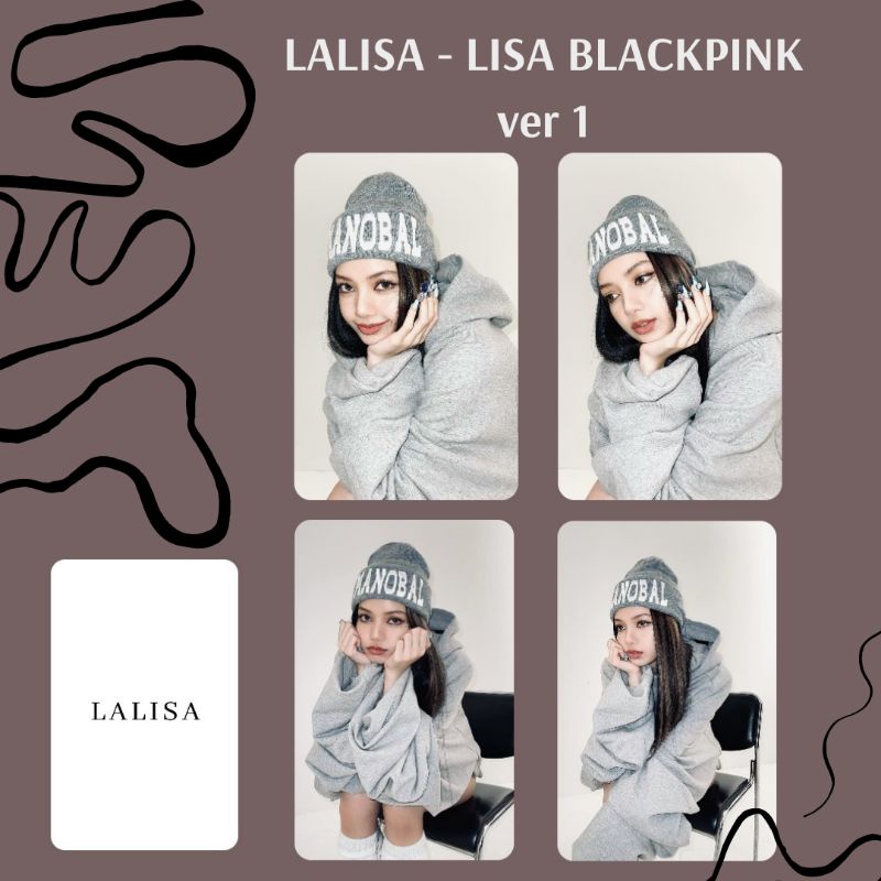 Lisa Photocard (LALISA) BLACKPINK Unofficial | Shopee Philippines