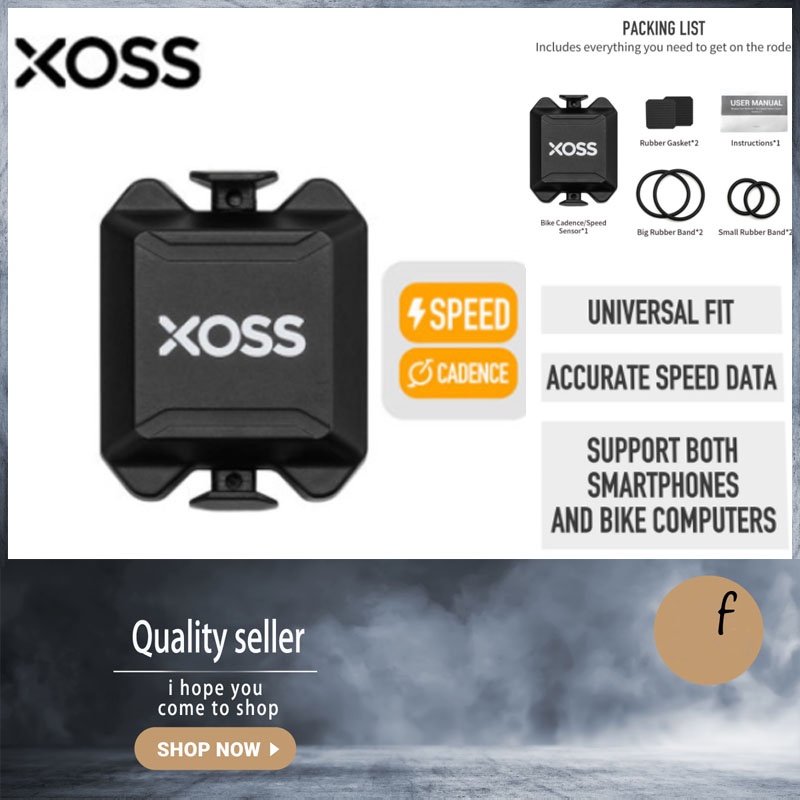 XOSS Bike Speedometer Cycling Cadence & Speed Sensor ANT+ Bluetooth ...