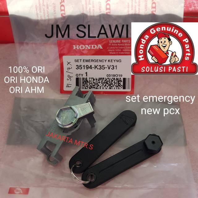 35194 K35 V31 Original ahm pcx 150 K97 emergency key set | Shopee ...