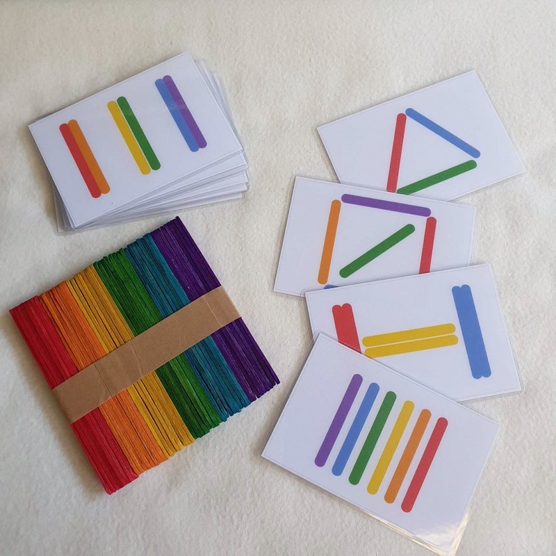 Popsicle Sticks Pattern Activity Fine Motors | Shopee Philippines