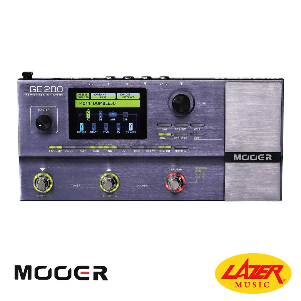 Mooer GE200 Multi-Effects Processor (GE200) | Shopee Philippines