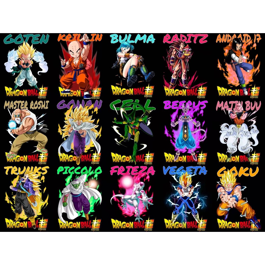 Lowest Price Dragon Ball DTF Print A3 Size Print Ready To Press ...