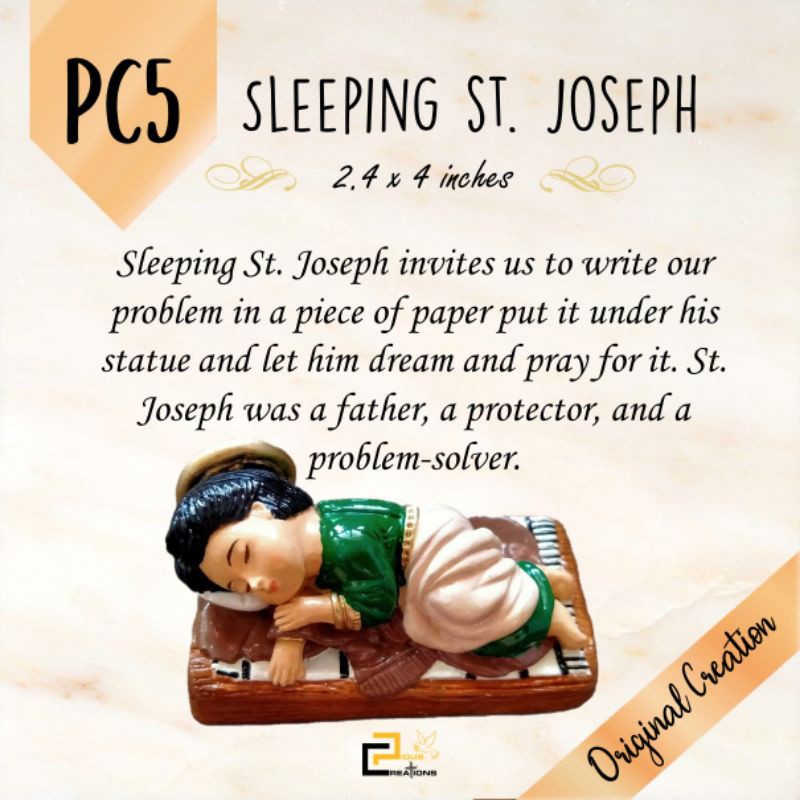 Chibi Saint - Sleeping St. Joseph | Shopee Philippines