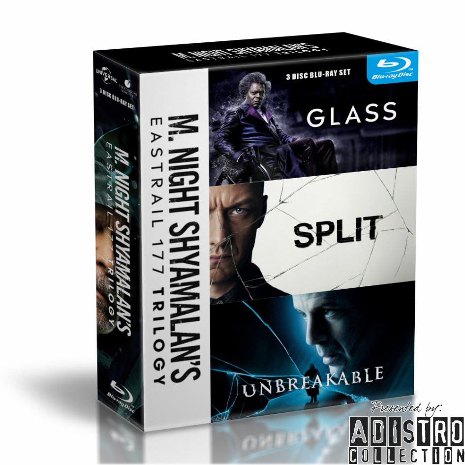 Unbreakable SPLIT GLASS Blu-Ray Film BOX SET COMPLETE Edition | Shopee ...