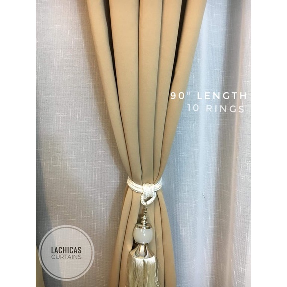 BLOCKOUT HIGH QUALITY Dimmer Bedroom Curtains Mocha Light Beige Grey ...