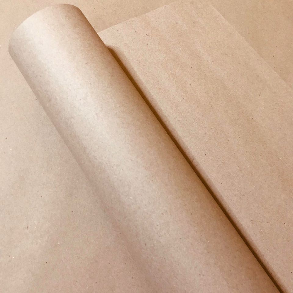 30/50pcs 70gsm 16x18/18x24 inches Kraft Paper Roll for pouch, bag, gift ...