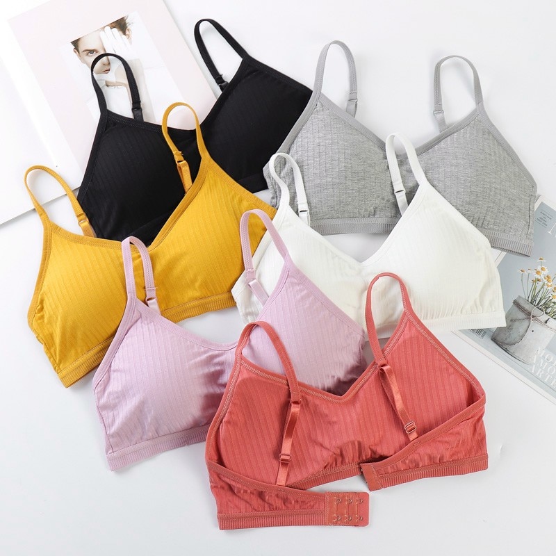 ECMLN Summer Sports Tops Bralette Seamless Sexy Tube Tops Padded Bra 40 ...