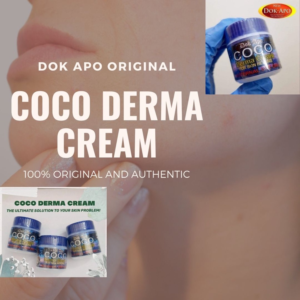 COCO DERMA CREAM DOK APO (45ml 100% EFFECTIVE /ORIGINAL TO ACNE, ECZEMA ...