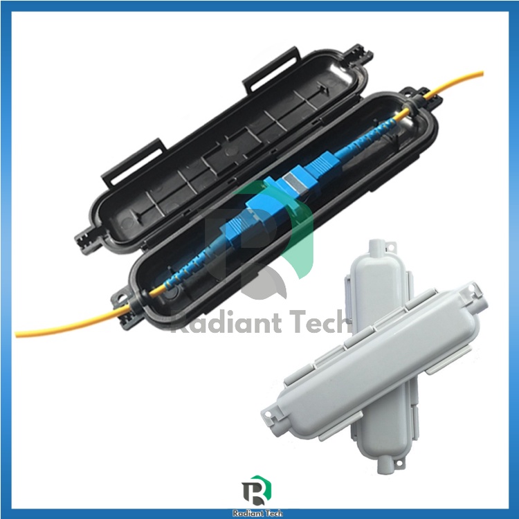 FTTH Fiber Cable Protective Box Waterproof SC coupler Connector Cover ...