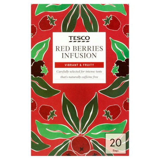 Tesco Red Berries Infusion Tea 20's 60g (EXPIRY DATE OCT.2022) | Shopee ...