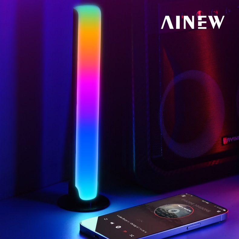 Smart Led AINEW Light Rgb Symphony Lamp Music Rhythm Lights Ambient ...