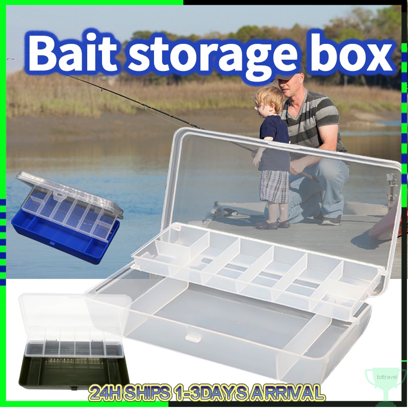Fishing Lure Bait Tackle Bait Box Fishing Lure Box Transparent Small ...