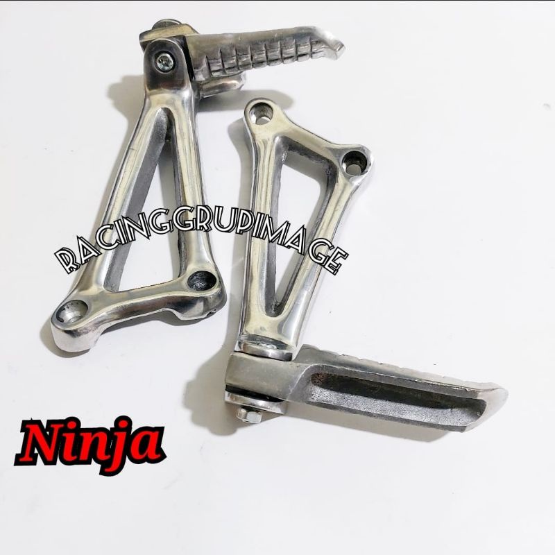 Footstep Postep Bostep ninja motorbike RR Chrome Polished rear footrest ...