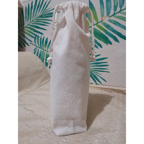 Plain Canvas Drawstring Wine Bag (Katsa) | Shopee Philippines