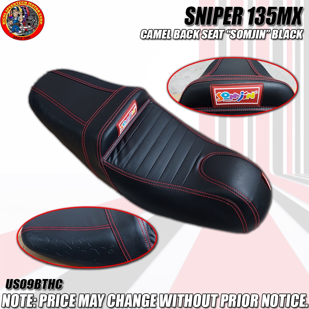 SNIPER 135 MX CAMEL BACK SEAT "SOMJIN" BLACK (US09BTHC) | Shopee ...