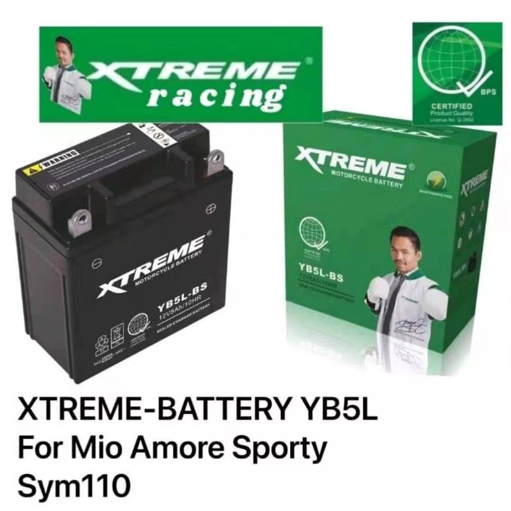 XTREME-BATTERY YTX4L-BS/YB6. 5L-BS/YB5L-BS | Shopee Philippines