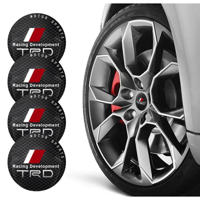 CC-01 4pcs TRD logo Car Wheel Center Hub Cap | Shopee Philippines