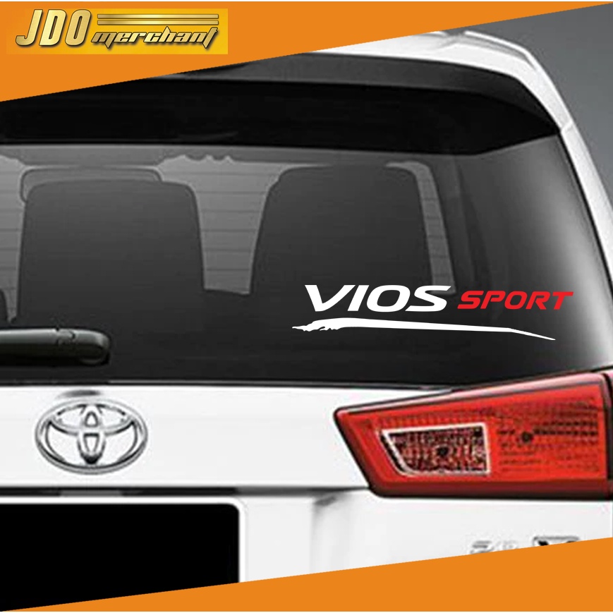 Toyota Vios Sport Sticker For Rear Windshield 1pc | Shopee Philippines
