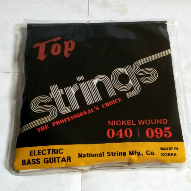 KOREA 040 Topstring Bass Strings set | Shopee Philippines