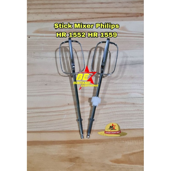 A Pair Of Stick Mixer Philips HR 1552 HR 1559 Fork Whisk Mixer Stick ...