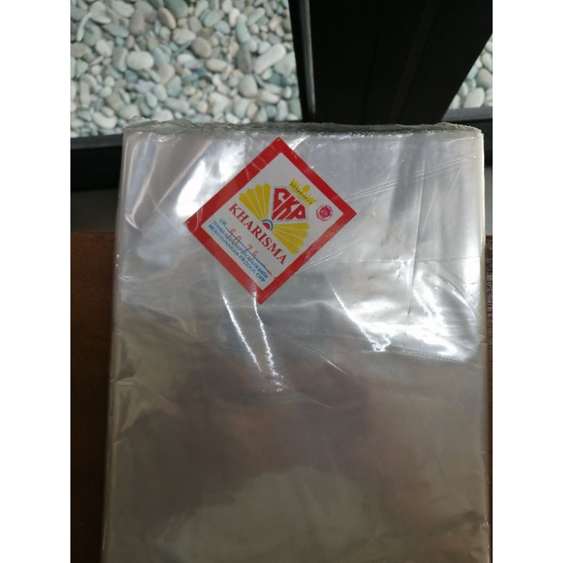 Clear PP Plastic/Laundry Plastic Size 50x75x03. Contents +/- 12pcs ...
