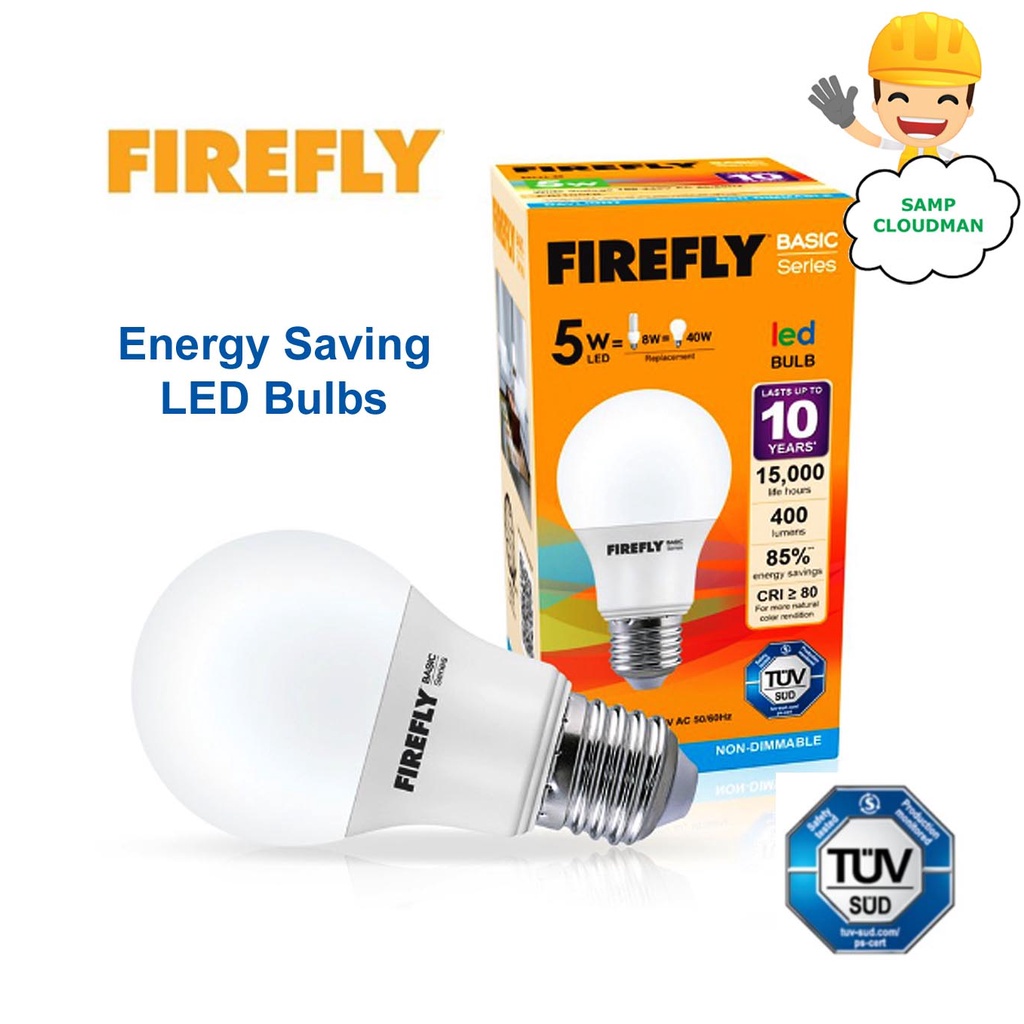 Firefly Basic Series LED Bulbs Daylight 5W 7W 9W 11w 13w 15w 18w ...