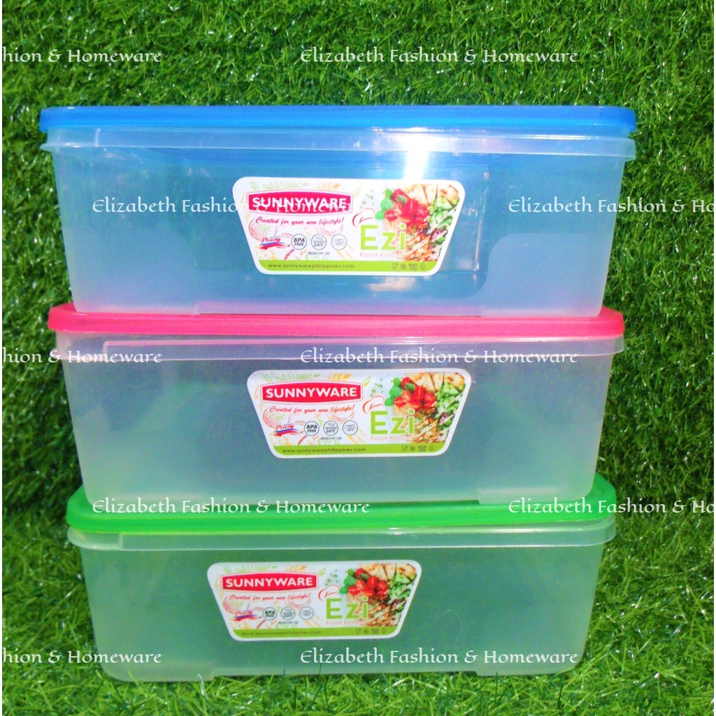 #725 Food Container/ Ezi [sunnyware] (sold 3pcs) | Shopee Philippines