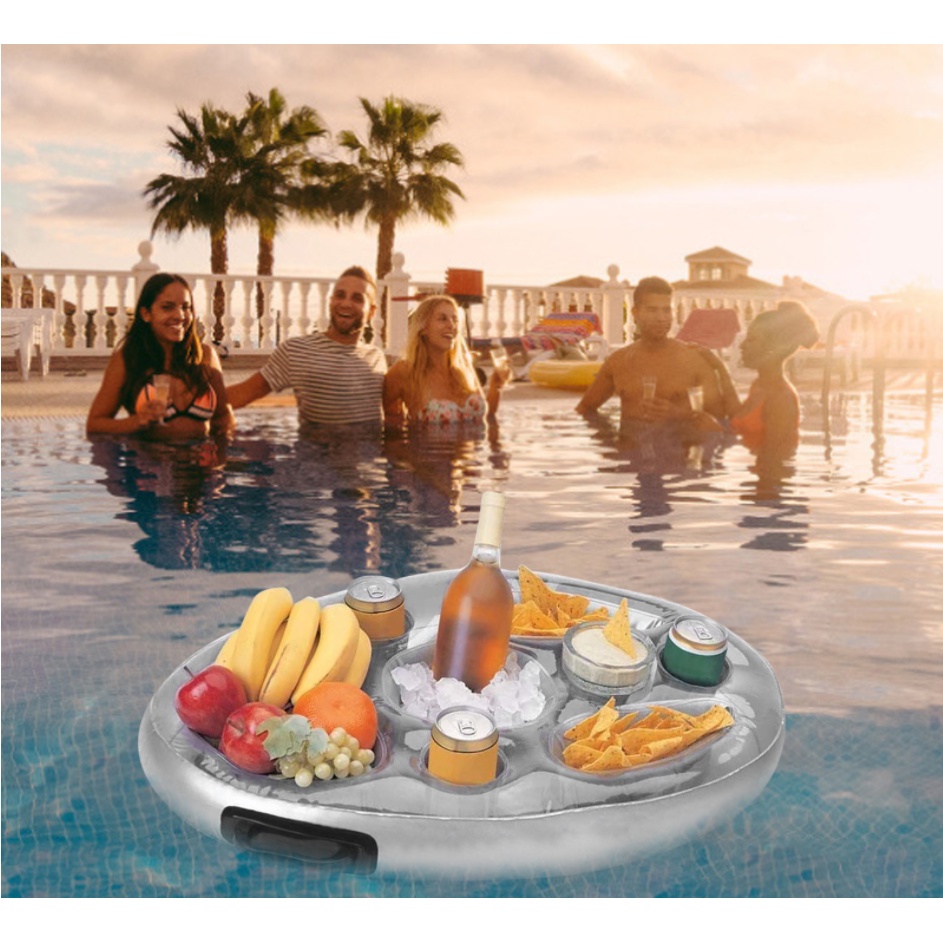 Drink Holder Swimming Pools Beer Bottle Tray | Shopee Philippines