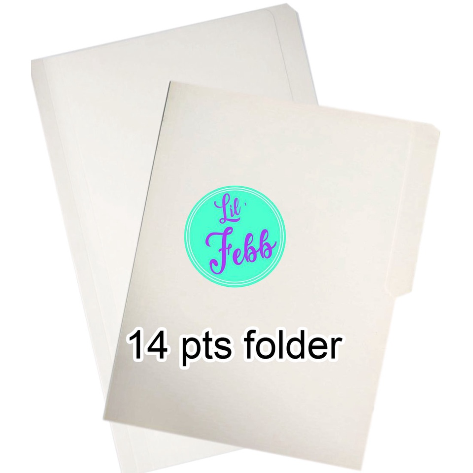 White folder short and long per piece, 11pts | Shopee Philippines