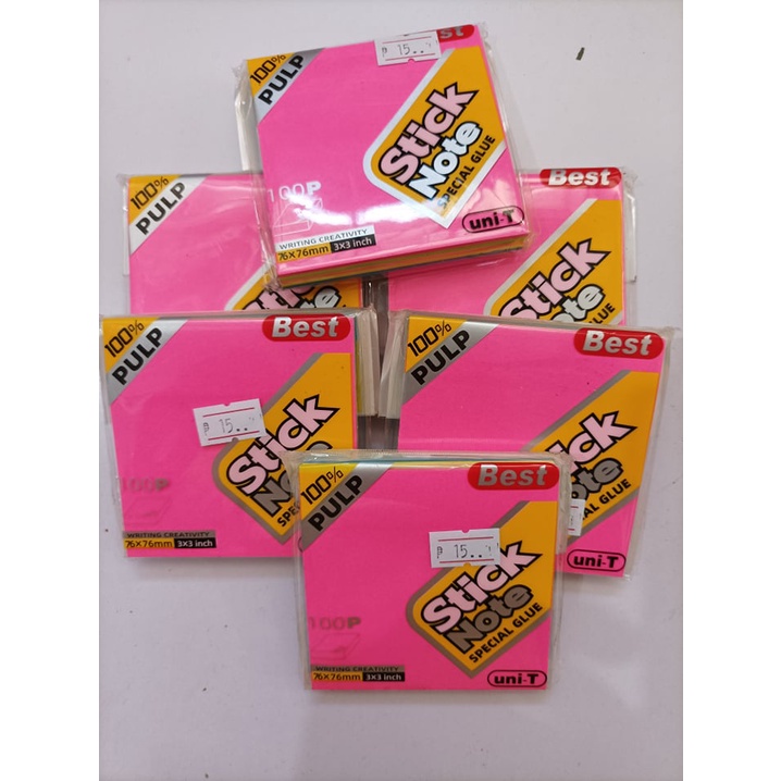 Stick Note school and office supplies 3x3 inch | Shopee Philippines