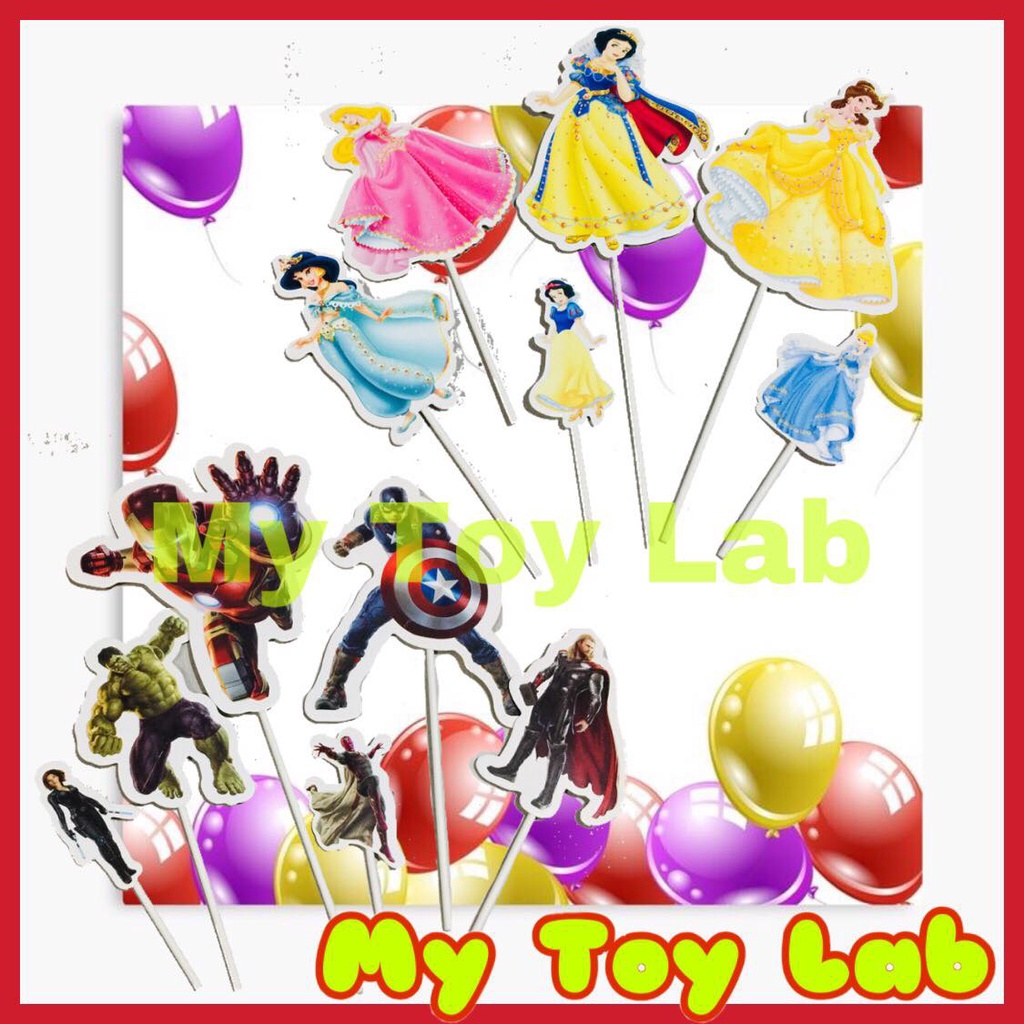 6pcs.Character Cake Topper/ Topper/Cake decorations/Party supplies ...